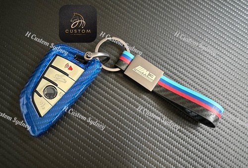 Premium Fiber Key Fob Cover For BMW M3 M4 M5 M8 Competition Exclusive ...