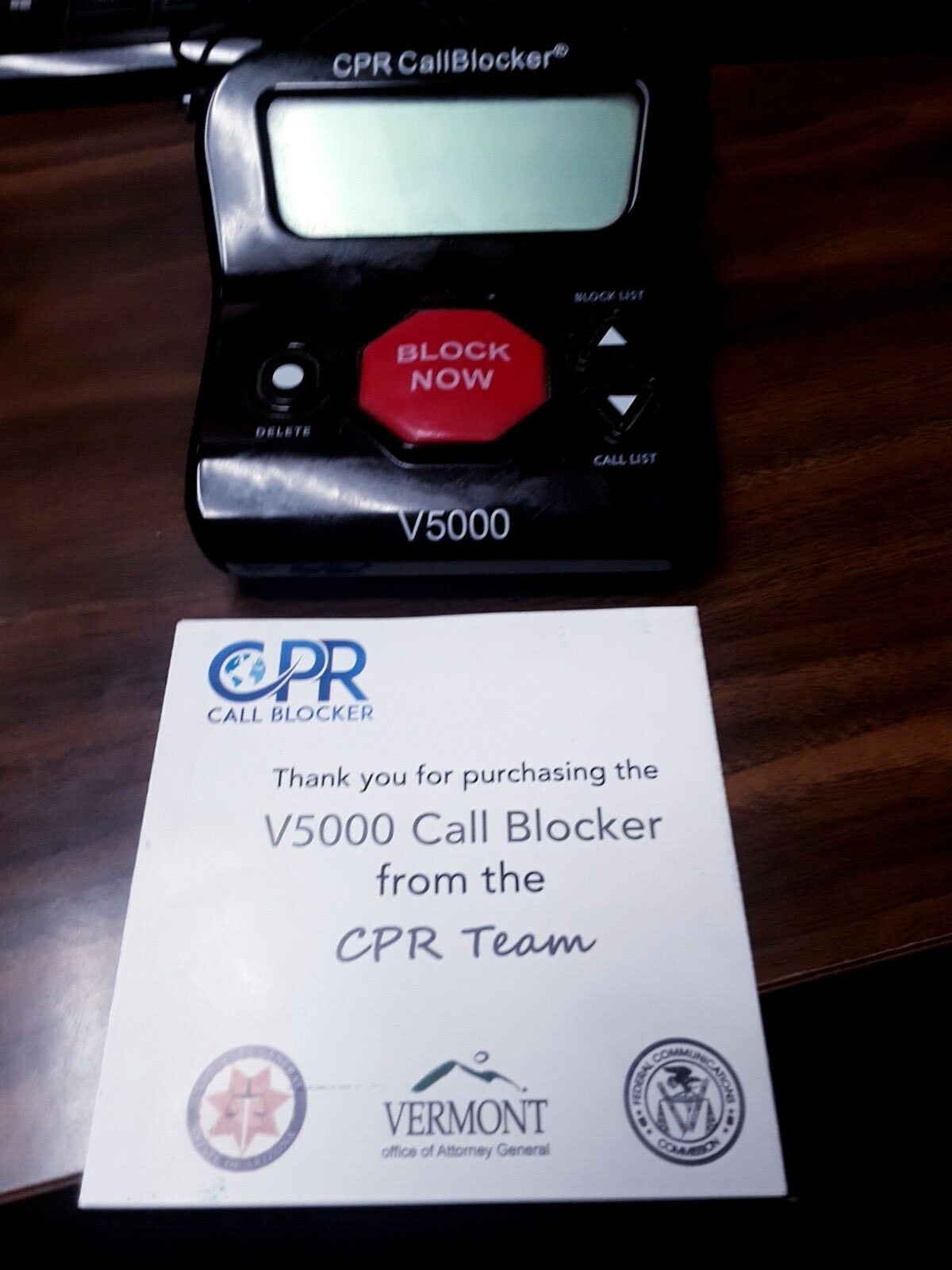 CPR V5000 Call Blocker for Landline Phones - Block Robocalls, Stop Spam ...