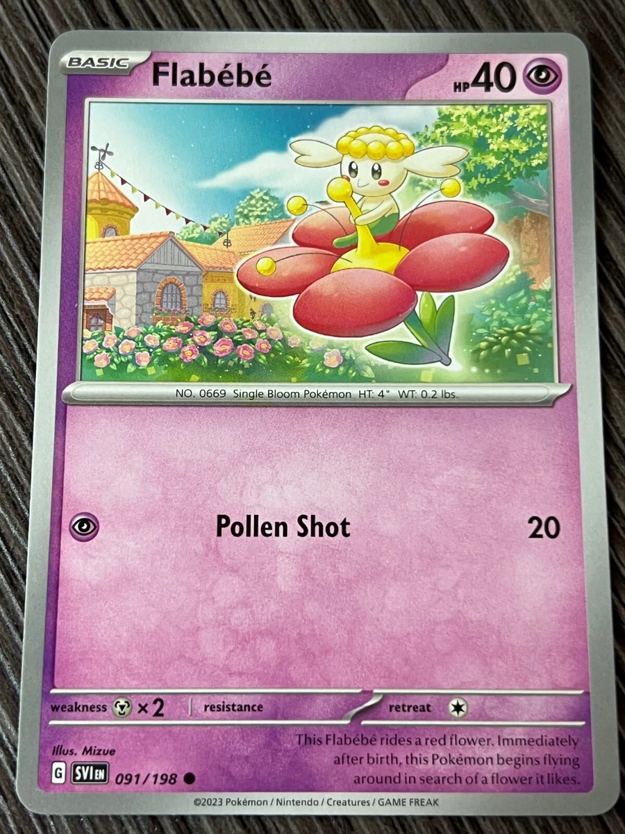 Flabebe Pokemon Card
