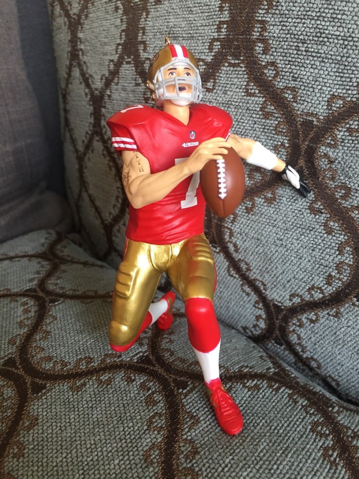 49ers Football Christmas Ornament, Colin Kaepernick, hallmark | eBay