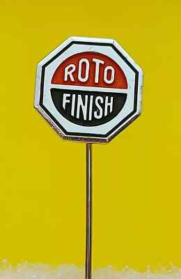 Roto finish, Economy industrial vintage pin badge lapel ! | eBay