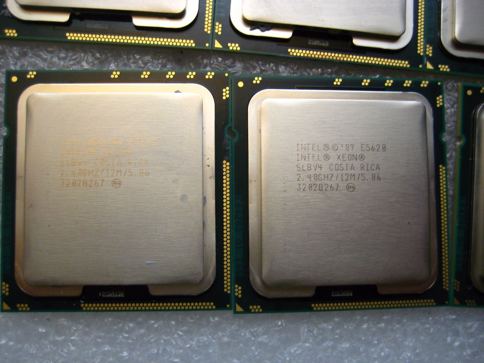 Intel Xeon E5620 Quad-Core 2.40GHz SLBV4 CPU Processors (Lot of 8) # ...