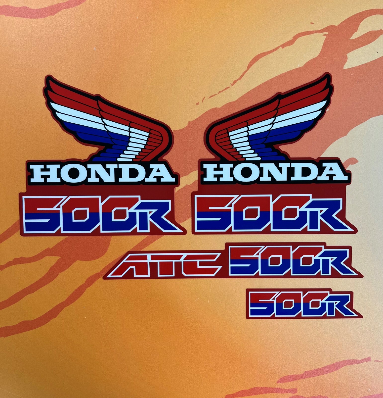 Honda 1986 86 85 ATC ATC500R 1986 Decals 250R ATC ATC250R 500 500R H468 ...