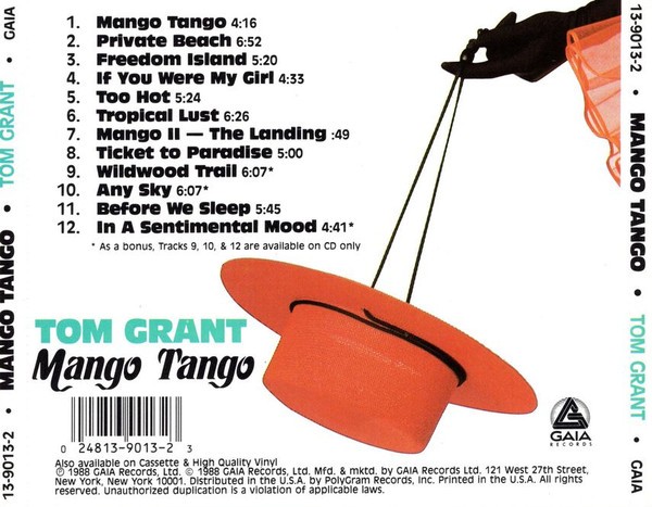 Tom Grant - Mango Tango (CD, Album) (Near Mint (NM or M-)) - 3823782221 ...