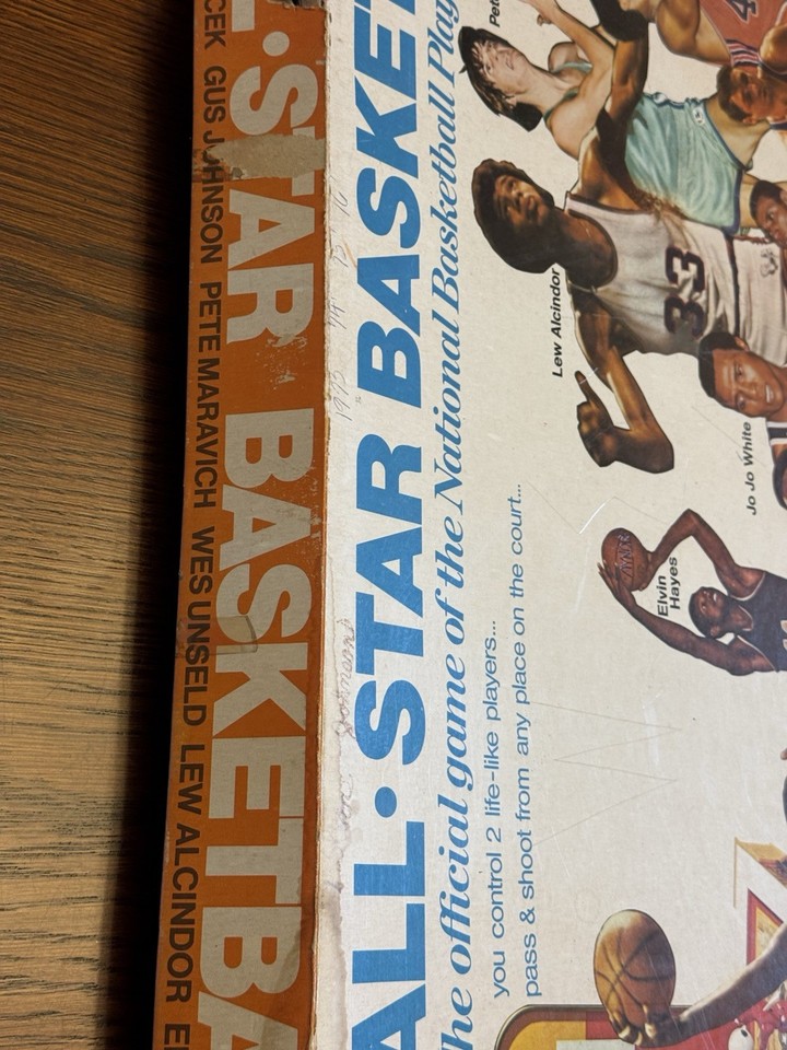 1968 NBA Tudor All Star Basketball Board Game Parquet Floor Only ...