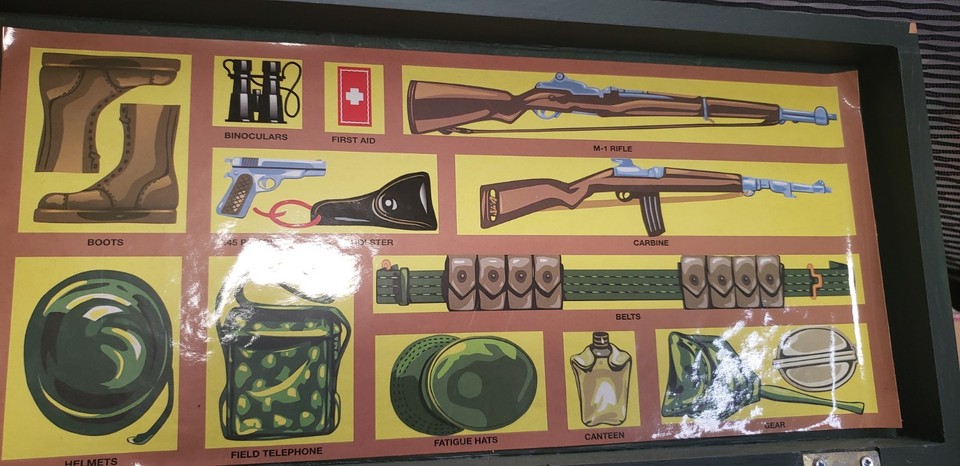 Hasbro GI Joe Footlocker Storage Box With Extras Reproduction | eBay