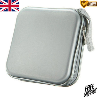 40 CD DVD Carry Case Cover Disc Storage Holder CD Sleeve Wallet Ideal ...