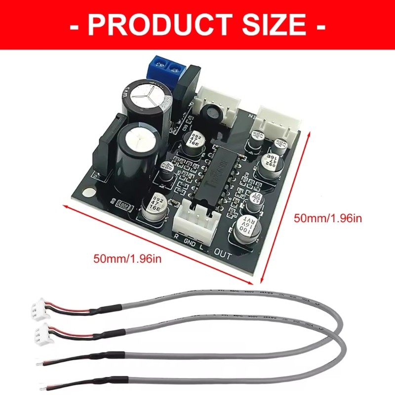 TA7668 Tape Drive Deck Preamp Preamplifier Board Shielded Wire Head ...