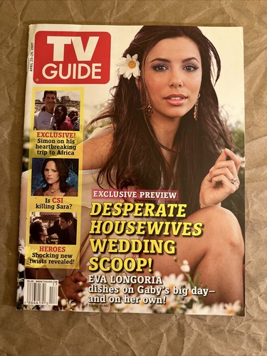 TV Guide Magazine April 23-29, 2007 Eva Longoria | eBay
