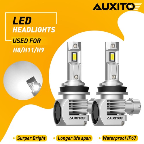 Mini H8 H9 H11 LED Headlight Conversion Kit High Low Beam Lamp 6000K ...