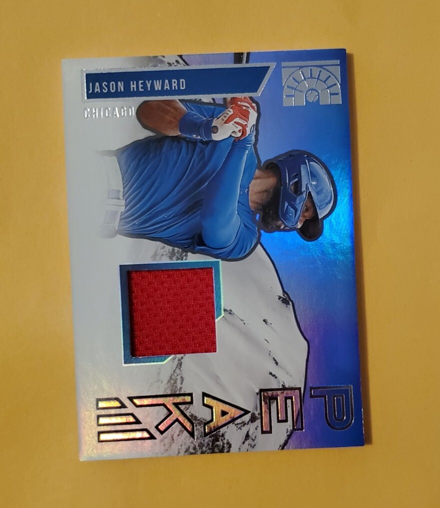 2022 Panini Capstone Peak Materials Jason Heyward #PM-JH Jersey Chicago ...