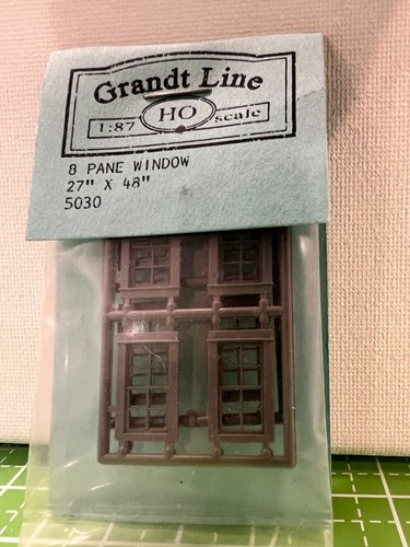 Grandt Line #5030 HO Scale 8 Pane Double Hung Scale Window NOS MIB | eBay