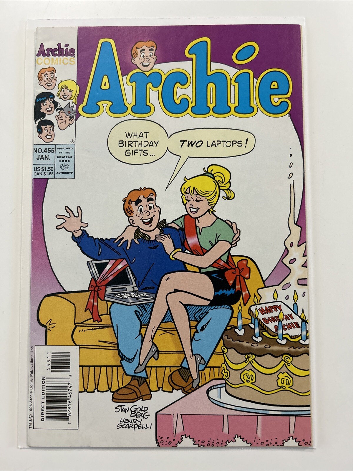 Archie #455 VF; Archie | Lap Top Innuendo Cover | eBay