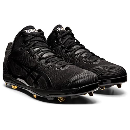 ASICS Baseball Stud Spike Shoes GOLDSTAGE I-PRO SM 1121A051 Black 28cm ...