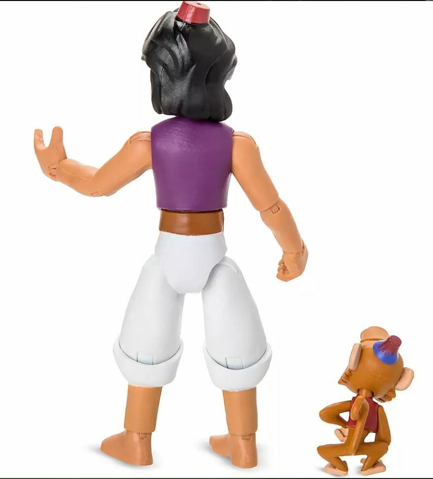 Disney Store Aladdin with Abu Monkey Action Figure Toybox 5" 2019 NEW ...