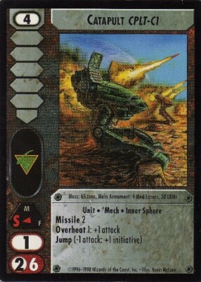 4x Catapult (CPLT-C1) - U Ungraded Commander's Edition - Battletech | eBay