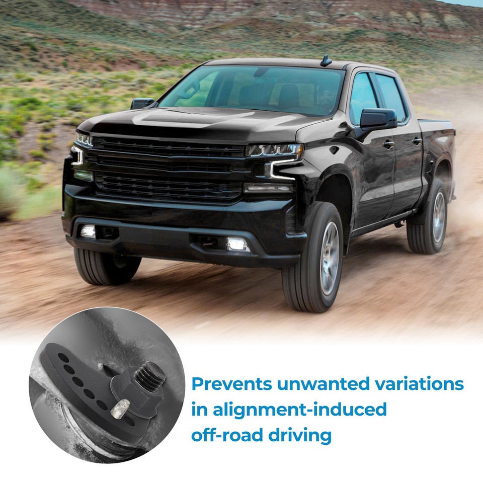 Camber Lock Alignment Fix For Chevy Silverado 99-18 Sierra 1500 Arm Cam ...
