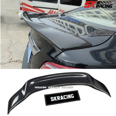 For Nissan Teana ALTIMA 2016-2018 Real Carbon Fiber Rear Spoiler Trunk ...