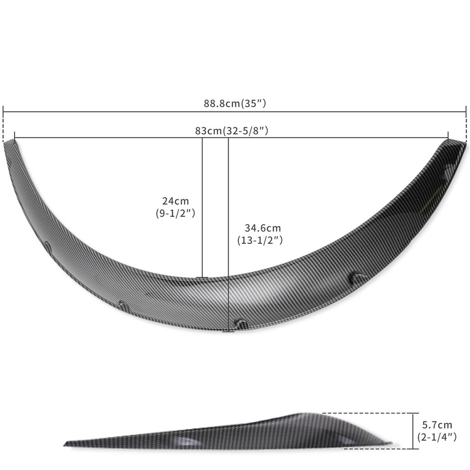 For Nissan Pathfinder 87-21 4.5" Carbon Fender Flares Wide Body Kit ...
