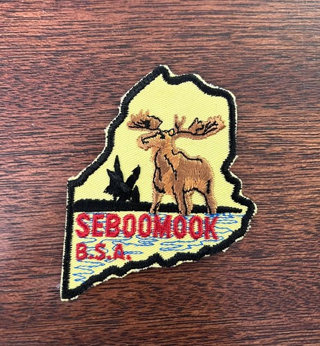 Vintage Boy Scouts B.S.A. Seboomook Maine High Adventure Moose Patch | eBay