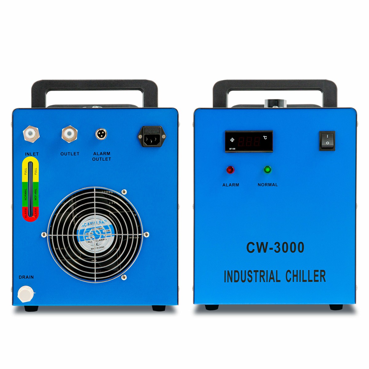 CW3000 Water Chiller For Co2 Laser Engraving Machine, 49x27x38(LxWxH ...