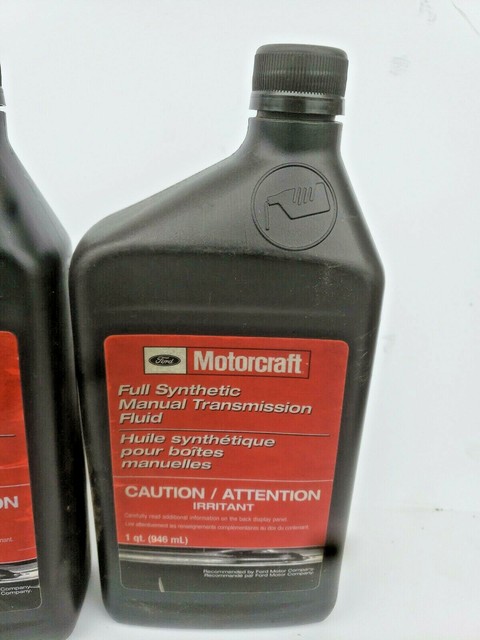 1 Quart Full Synthetic Manual Transmission Fluid OEM Ford Motorcraft ...
