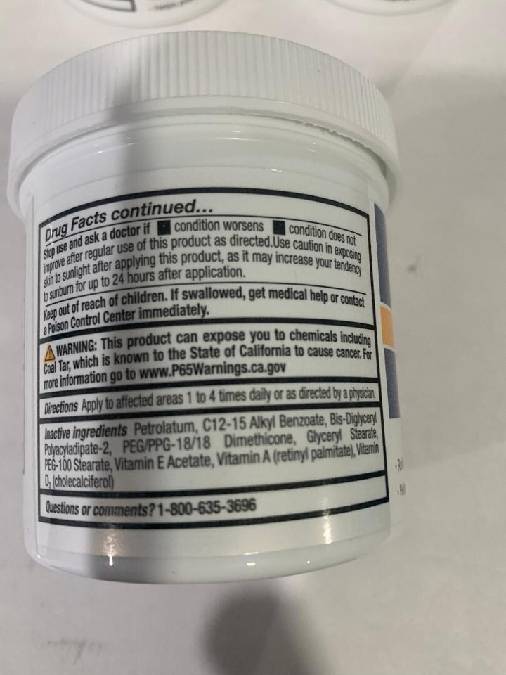 Mg217 Psoriasis Coal tar Formula Ointment 4 oz (Pack Of 12 Jars ...