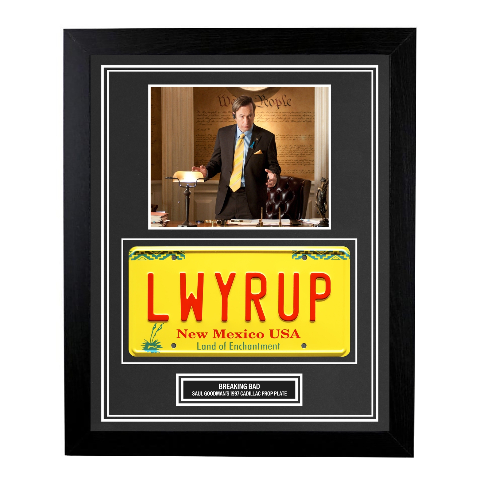 Better Call Saul Custom Framed License Plate Breaking Bad Prop Display ...