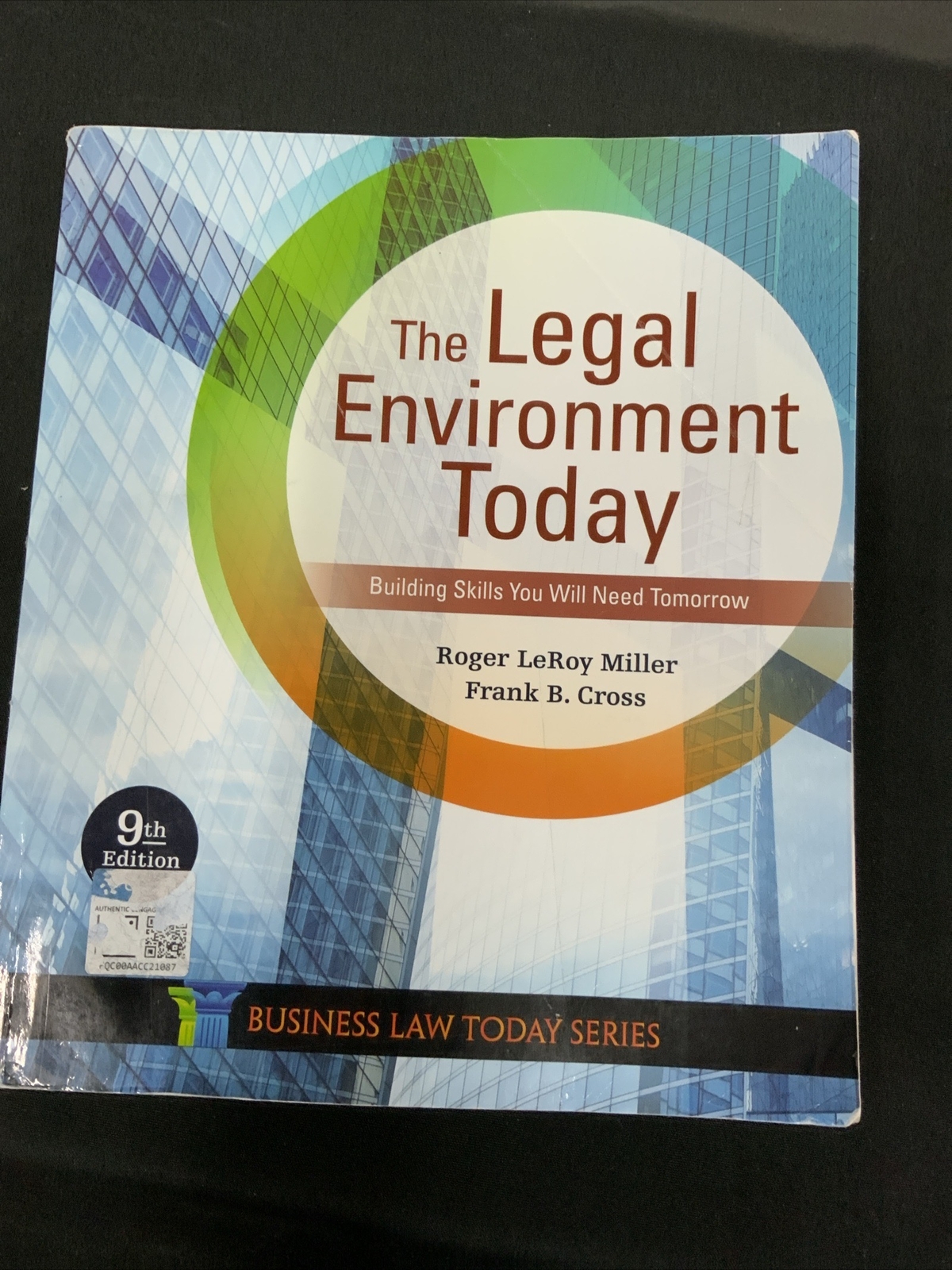 The Legal Environment Today by Frank B. Cross and Roger LeRoy Miller ...