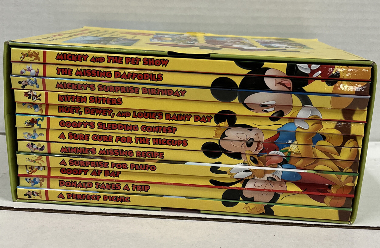 Brand New! Disney Mickey & Friends Storybook Library Set | eBay