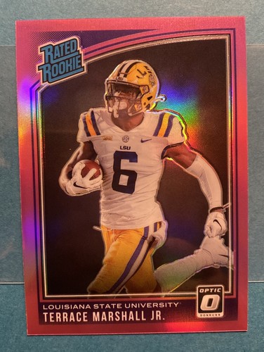 Terrace Marshall Jr 2021 Chronicles Optic Prizm Pink Parallel Rated ...