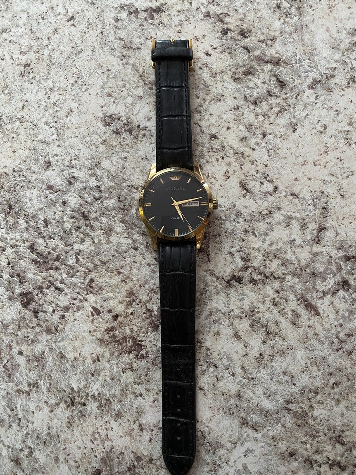 Brigada Watch No Battery ** Genuine Leather **Used | eBay