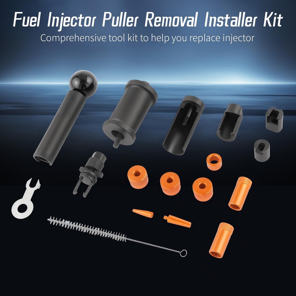 Fuel Injector Puller Removal Kit Injector Seal Installer Repair Tool ...