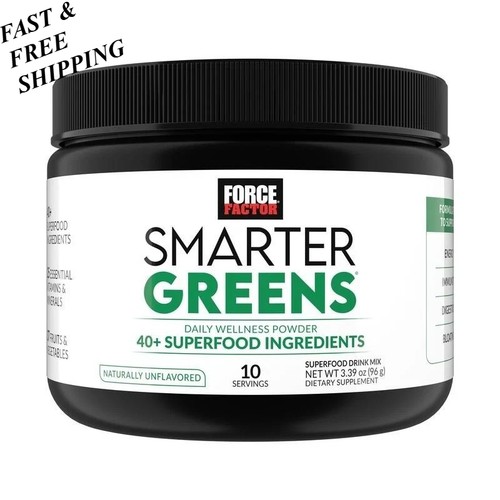 1-3 PCS Force Factor Smarter Greens Daily Wellness Powder, Superfood ...