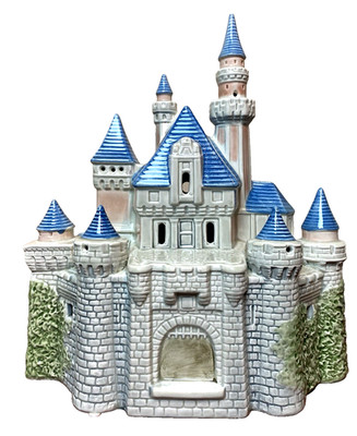Vintage Disney Magic Kingdom Cinderella Castle Ceramic Light Up Sears ...