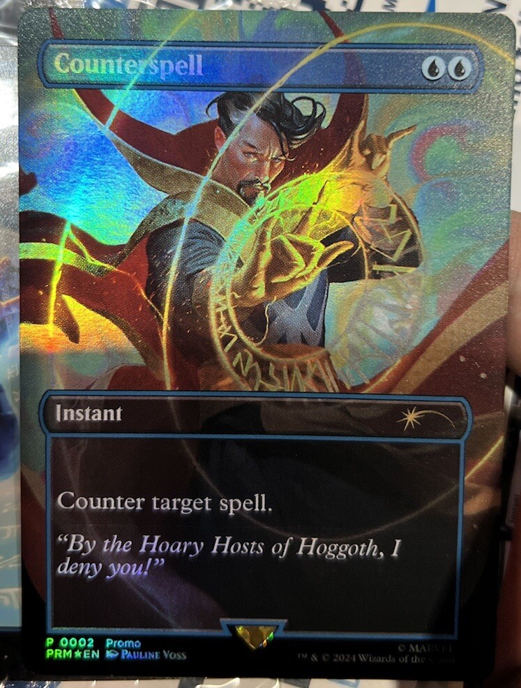 MCVegas 2024 Magic The Gathering Counterspell Foil Promo Marvel Dr. Strange | eBay