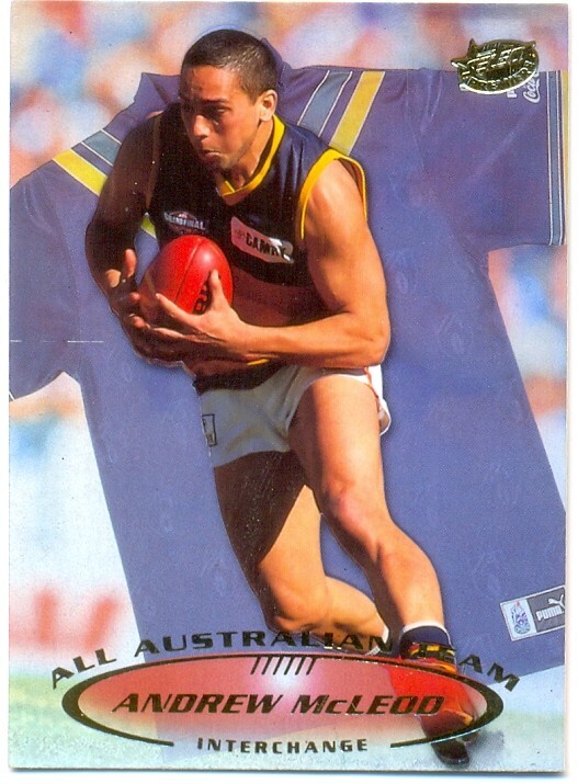 1999 AFL Select Holofoil 1998 All Australian Card AA20 Andrew McLeod ...