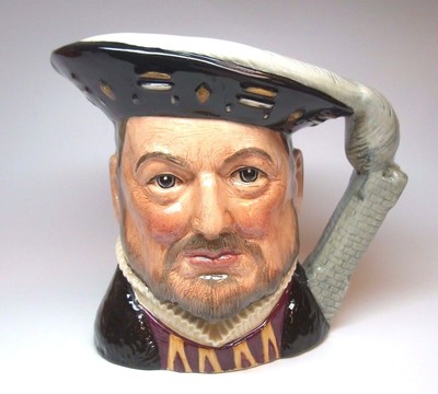 VINTAGE ROYAL DOULTON LARGE TOBY JUG MUG HENRY VIII D6642 1975 | eBay