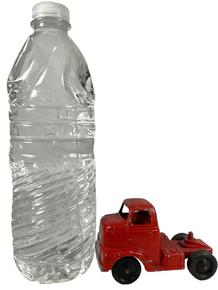 Vintage Tootsie Toy Chicago #24 Bobtail Semi Truck Cab Diecast Red 3 1/ ...