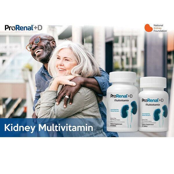 ProRenal+D Kidney Multivitamins Complete Daily Multivitamin 90-Day ...