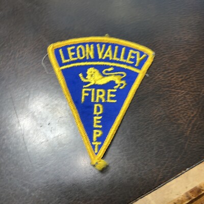 Vintage / Obsolete Texas Fire Department Patch Leon Valley | eBay