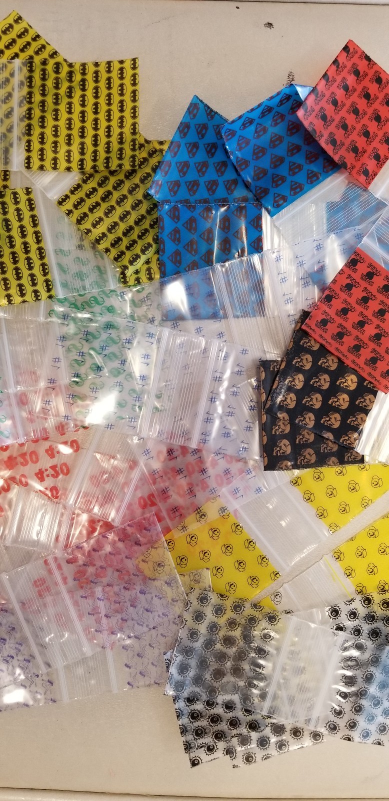 Apple baggies 1000 Mixed Designs 2020 mini ziplock bags 2 x 2 in ...