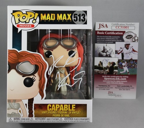 RILEY KEOUGH SIGNED CAPABLE MAD MAX FUNKO POP FIGURE RARE AUTOGRAPHED ...