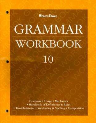 Grammar Workbook 10 - Paperback By Glencoe - GOOD 9780026351546| eBay