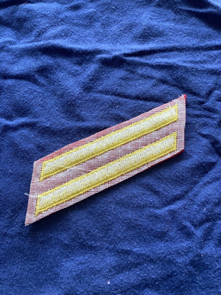 WW2 USMC 8 year service stripe right arm Embr. on CE wool | eBay