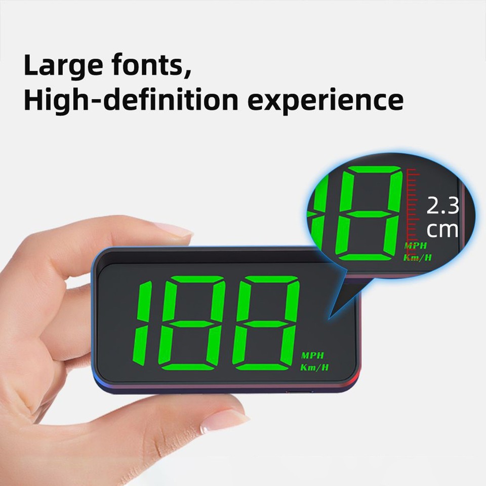 Car Heads Up Display Gps Hud Display Car Windshield Large Screen frugal ...