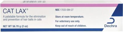 Cat Lax Hairball Remedy for Cats 2 oz. Tube - Cat Laxative Ointment for ...