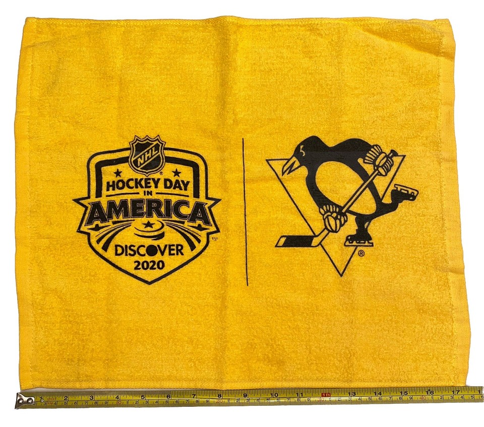 Pittsburgh Penguins Rally Towel NHL Hockey Day In America 2020 Pens Pro ...