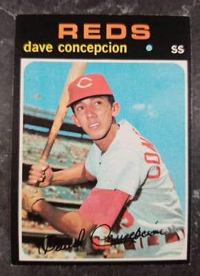 1971 Topps Baseball #14 Dave Davey Concepcion Rookie EX/MT Cincinnati ...