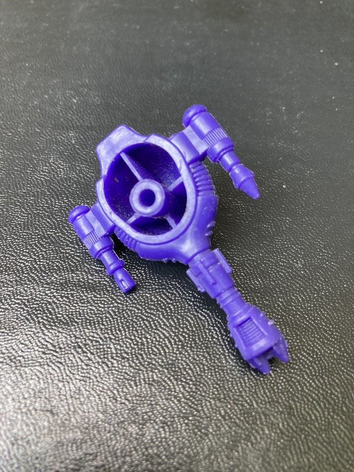Vintage 1984 TOMY Starriors ARMORED BATTLE STATION Purple Cannon Gun ...